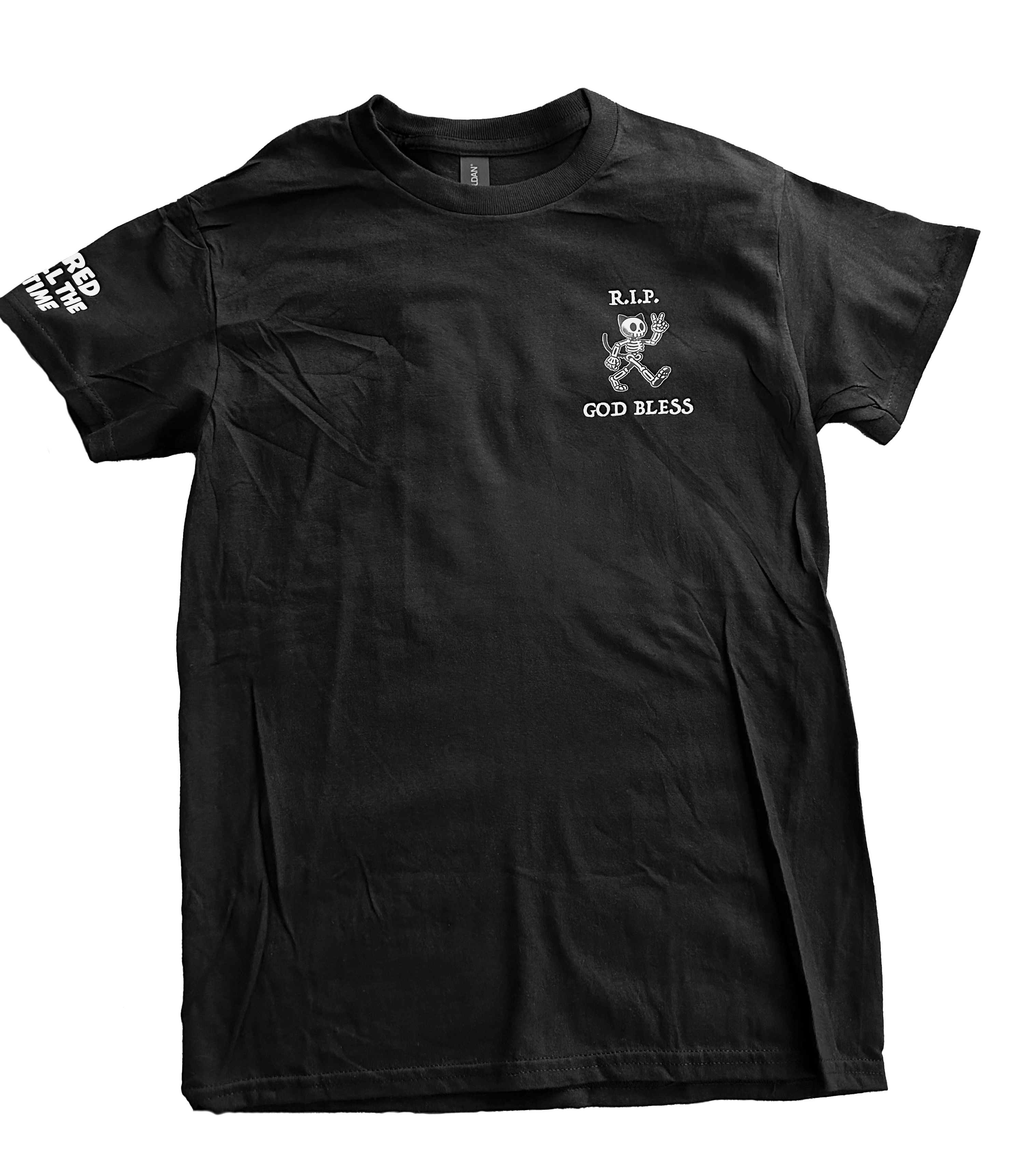 RIP God Bless shirt - Scared All The Time Podcast – Scared All The Time ...